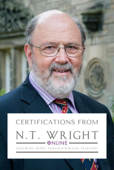 Certifications - N.T. Wright Online